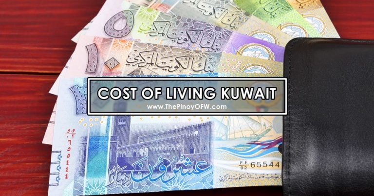 Cost of Living of an OFW in Kuwait - Monthly Expenses - The Pinoy OFW