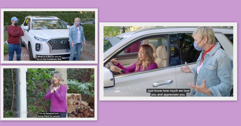 WATCH: Ellen Surprises Filipina Nurse With Brand New Car - The Pinoy OFW