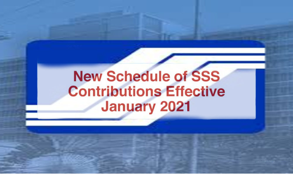 SSS Contribution Hike will Proceed as Scheduled this January 2021 - The ...