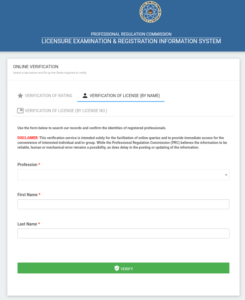 How to Verify PRC License and Rating Online - The Pinoy OFW