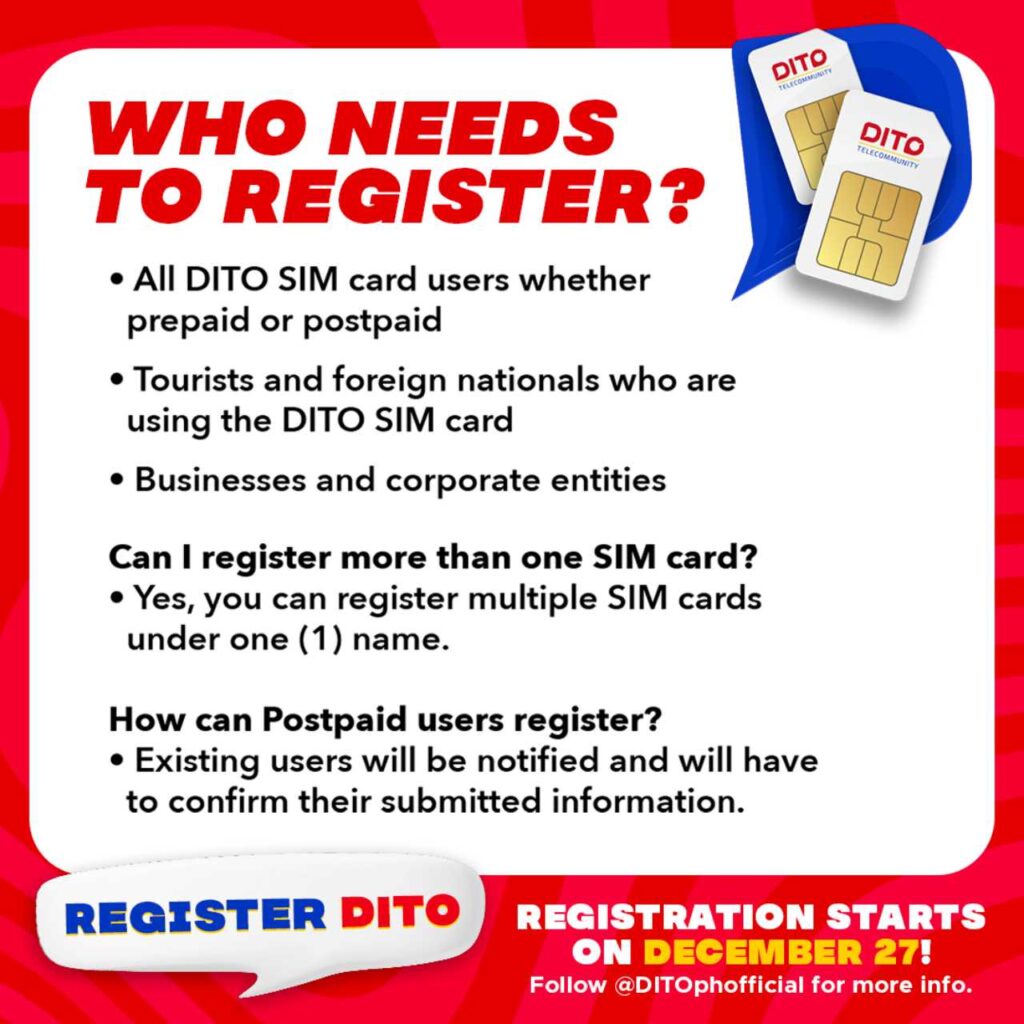 How to Register DITO Sim Card Philippines - The Pinoy OFW