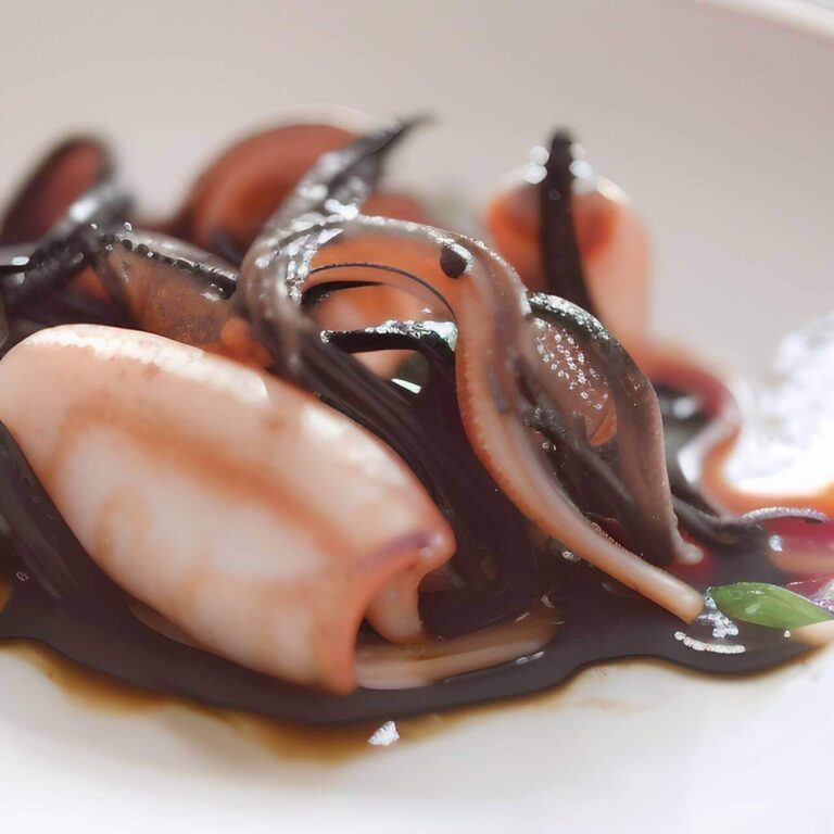 How to Cook Filipino Squid (Pusit) Adobo with Ink - The Pinoy OFW