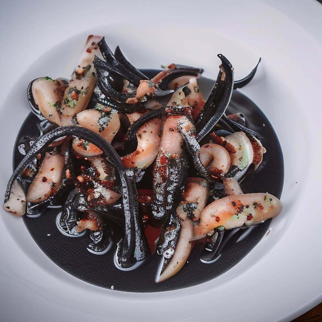 How to Cook Filipino Squid (Pusit) Adobo with Ink - The Pinoy OFW