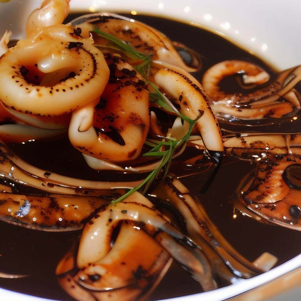 How to Cook Filipino Squid (Pusit) Adobo with Ink - The Pinoy OFW