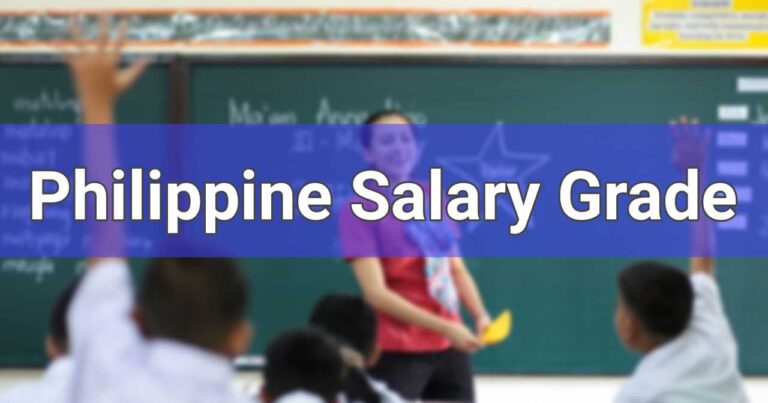 Philippine Salary Grade Monthly Pay System For Government Employees