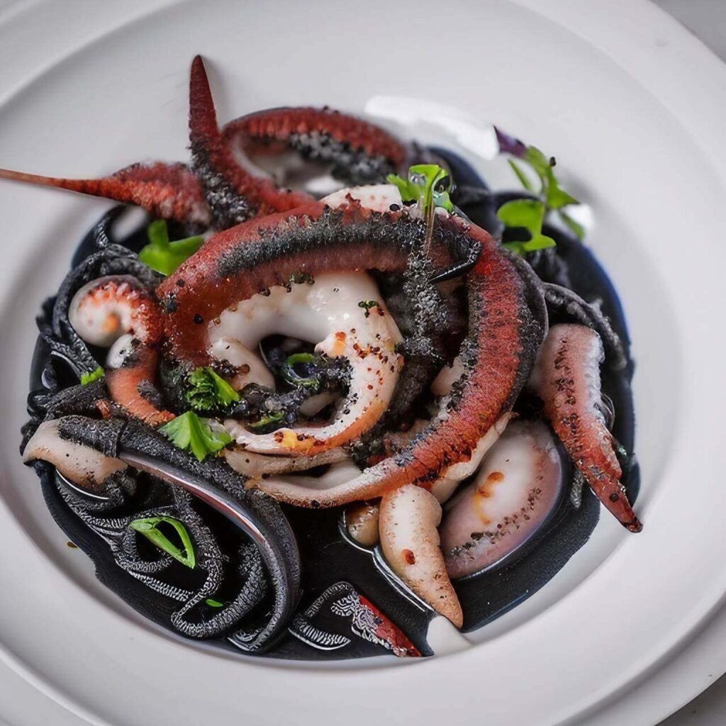 How to Cook Filipino Squid (Pusit) Adobo with Ink - The Pinoy OFW