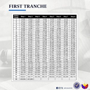 Philippine Government Workers Salary Grade Increase: SSL Table 2024 ...
